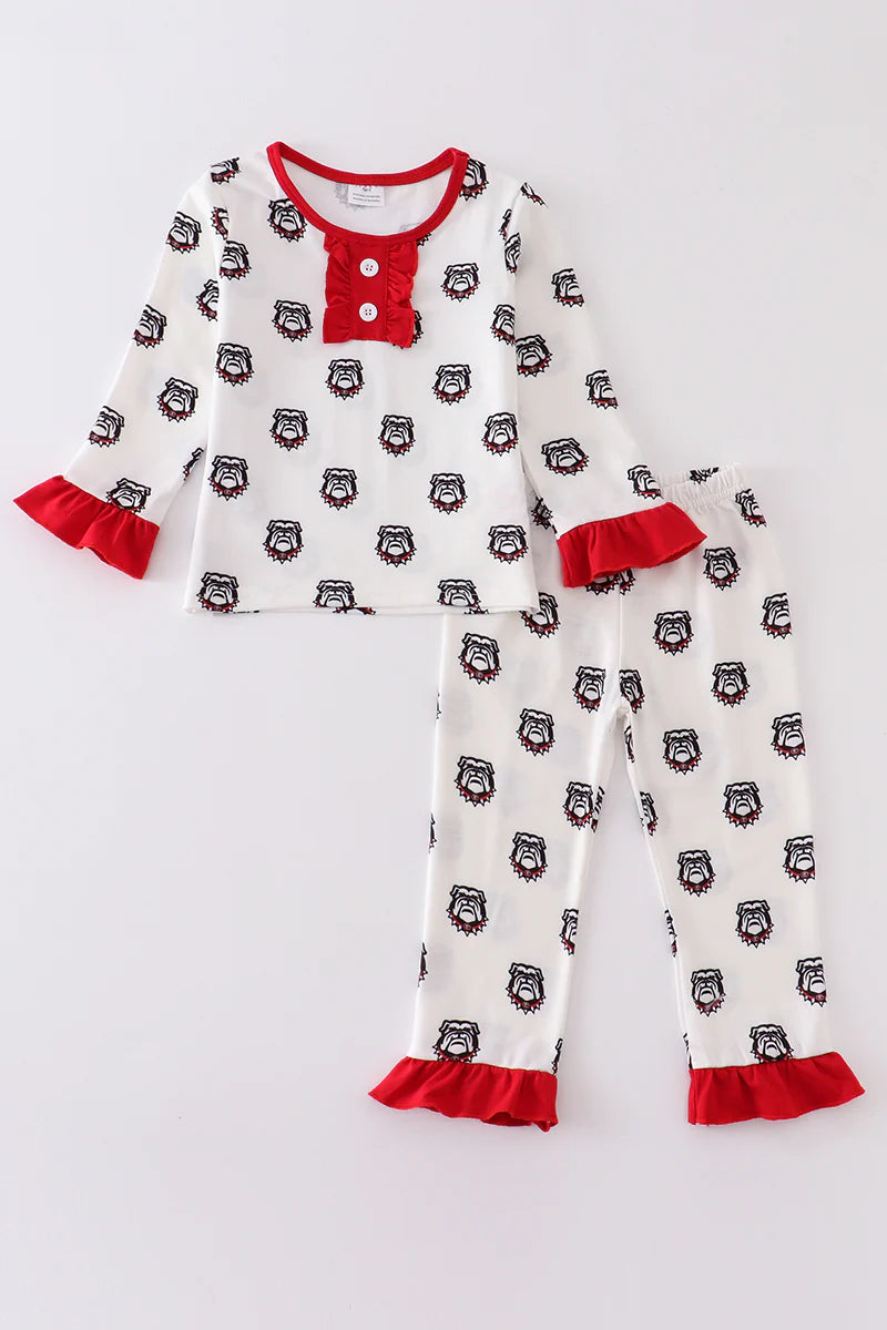 Bulldog Ruffle Set – Taliangy Children’s Boutique